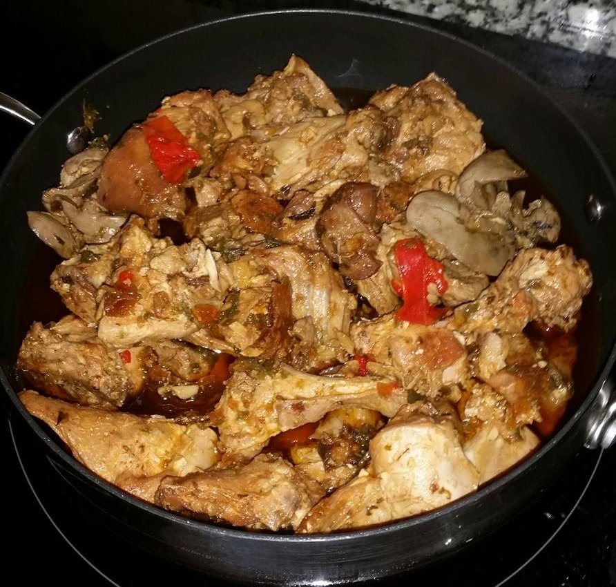 Conejo al salmorejo garachiquense :: RECETAS DE GUISOS